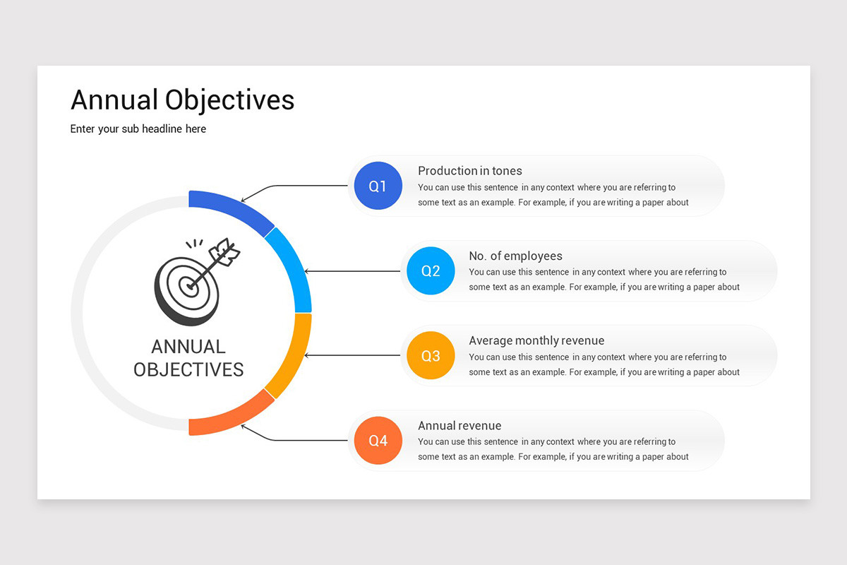 Annual Goals Models PowerPoint Template | Nulivo Market