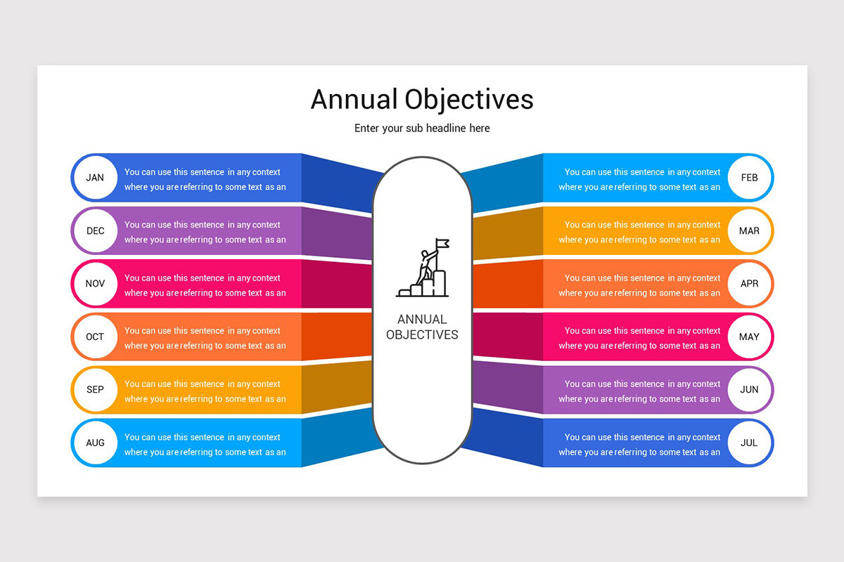Annual Goals Models PowerPoint Template | Nulivo Market
