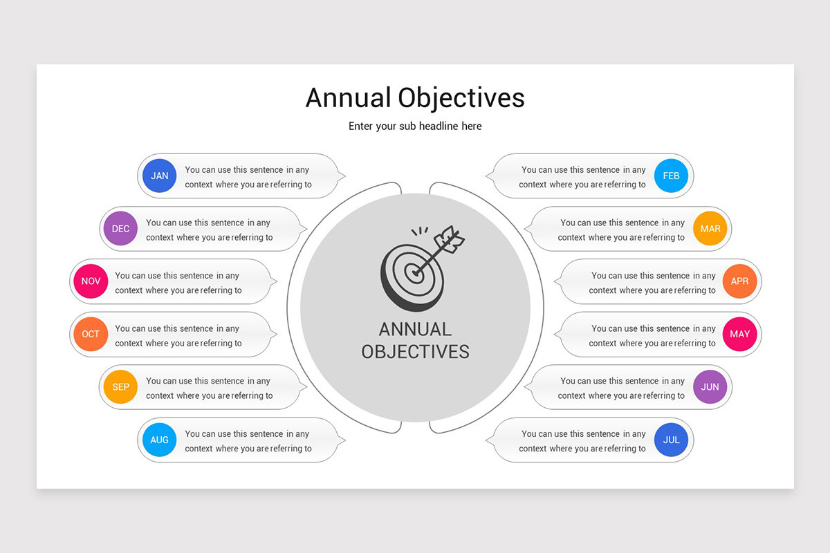 Annual Goals Models Google Slides Template | Nulivo Market