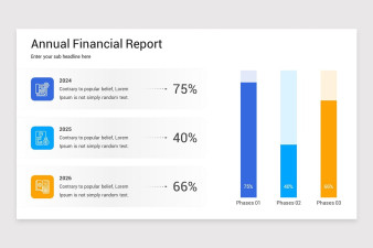 Annual Financial Report PowerPoint Template | Nulivo Market