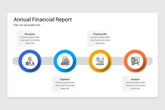 Annual Financial Report PowerPoint Template | Nulivo Market
