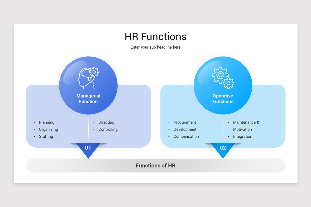 HR Functions Presentation Keynote Template | Nulivo Market