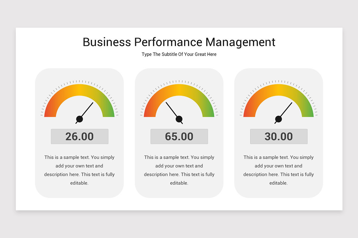 Business Performance Management Google Slides Template | Nulivo Market