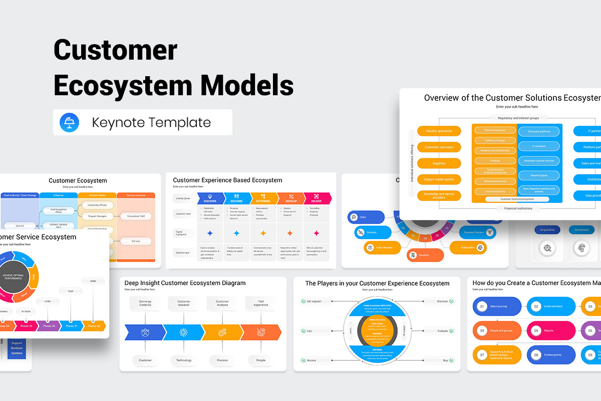 Customer Ecosystem Models Keynote Template | Nulivo Market