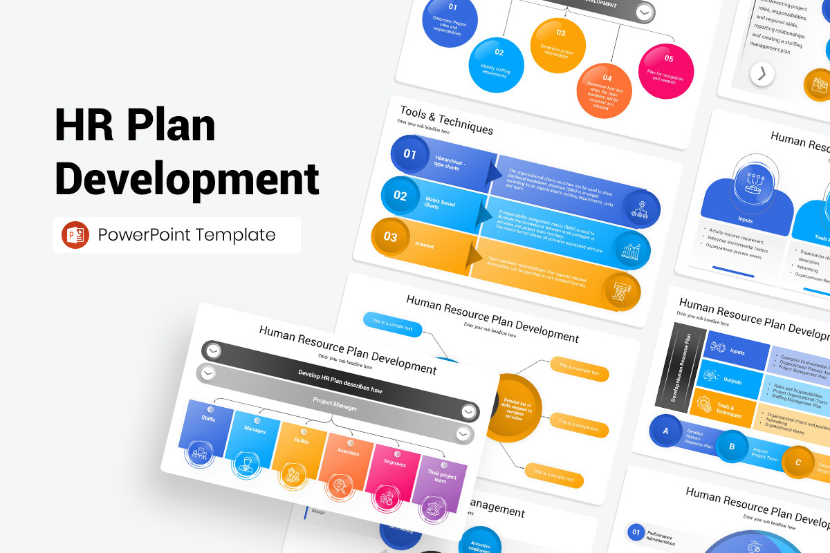 HR Plan Development PowerPoint Template | Nulivo Market