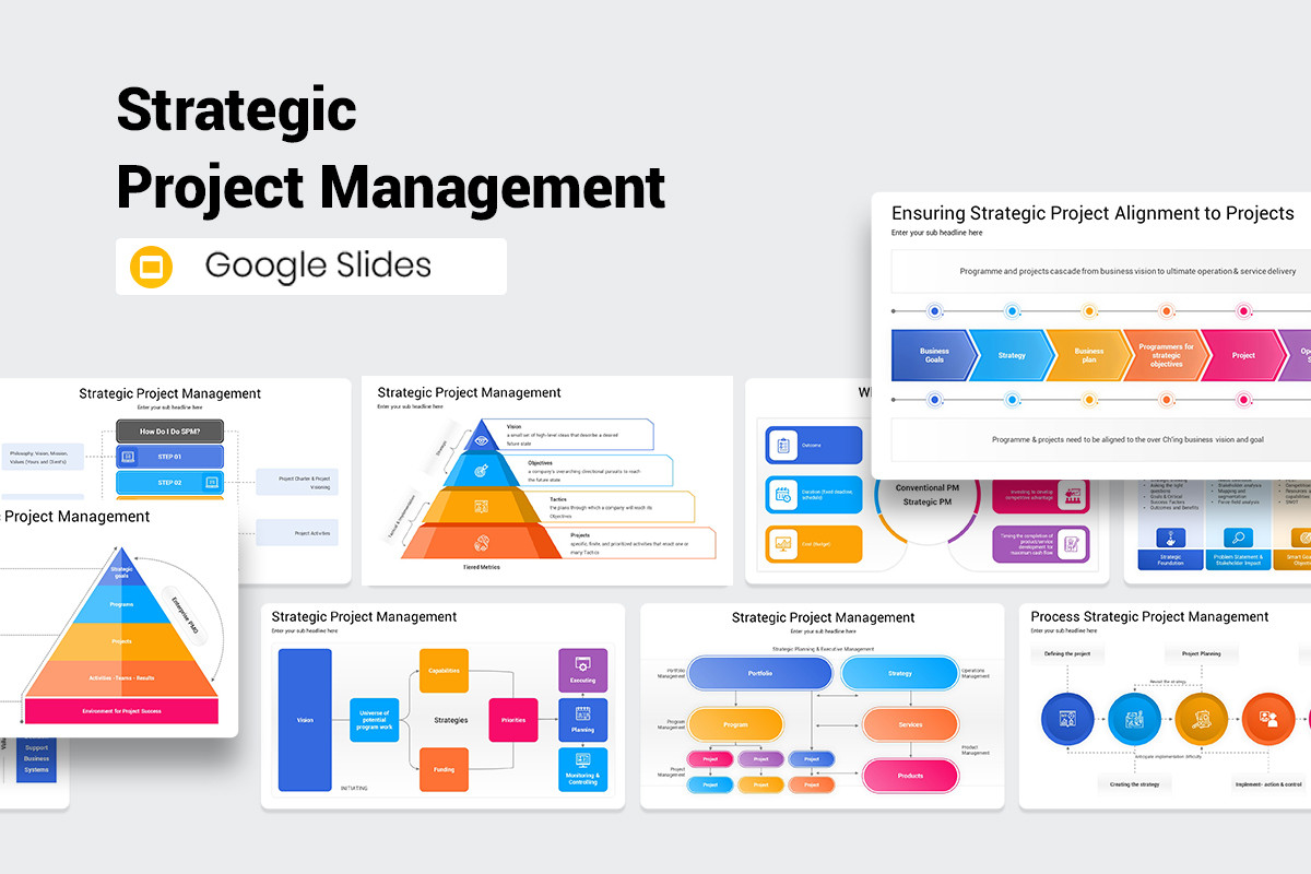 Strategic Project Management Google Slides Template | Nulivo Market