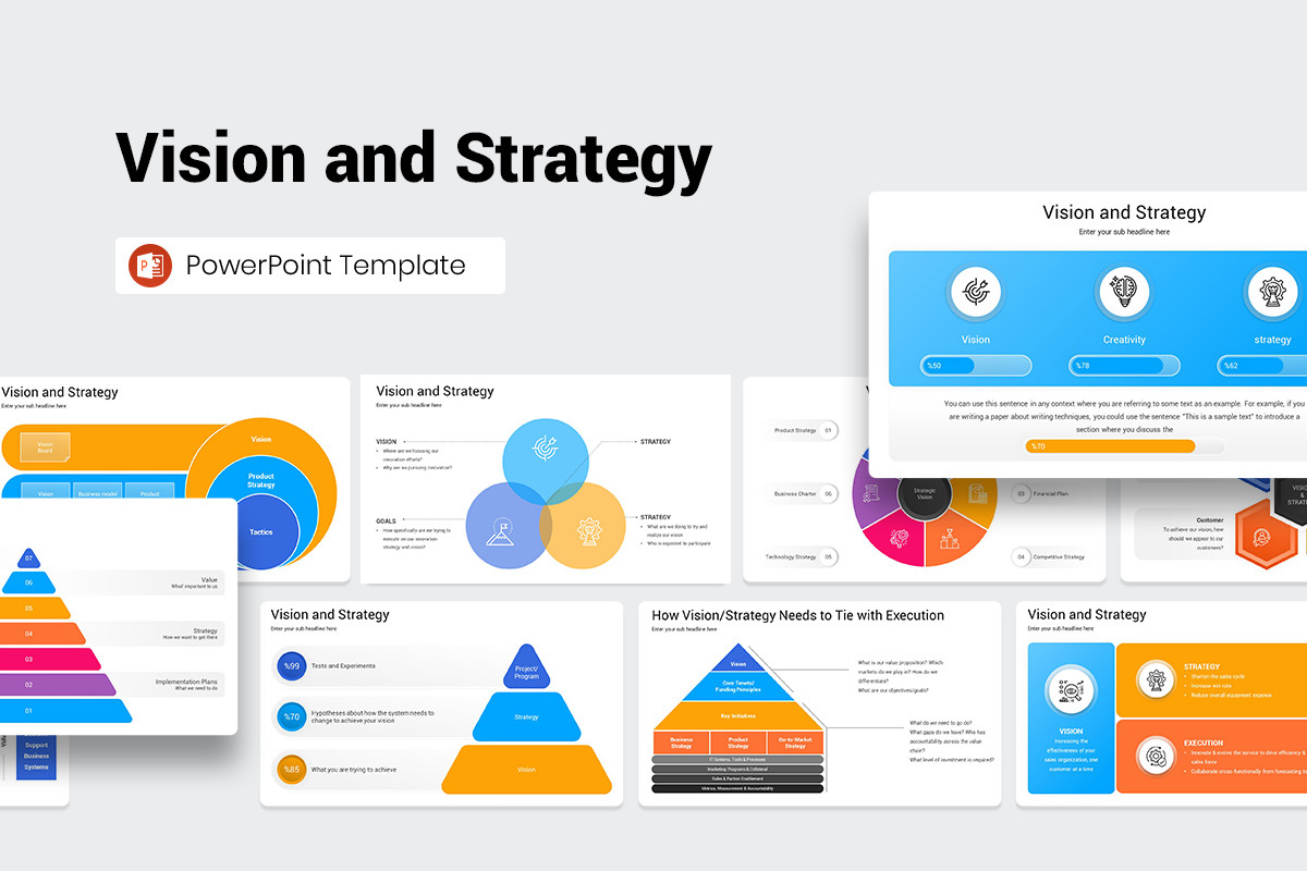Vision and Strategy PowerPoint Template | Nulivo Market