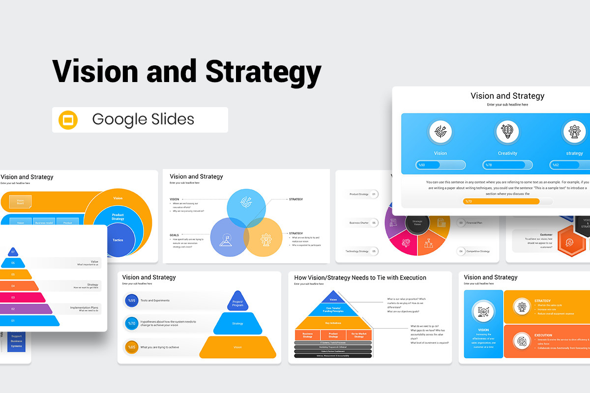 Vision and Strategy Google Slides Template | Nulivo Market
