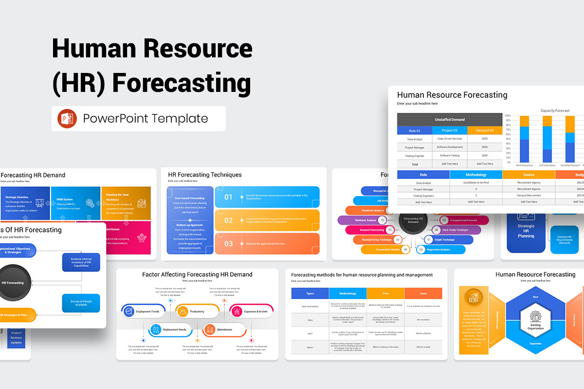 Human Resource (HR) Forecasting PowerPoint Template | Nulivo Market