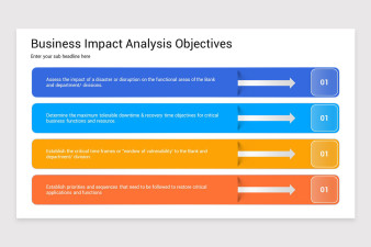 Business Impact Analysis PowerPoint Template | Nulivo Market