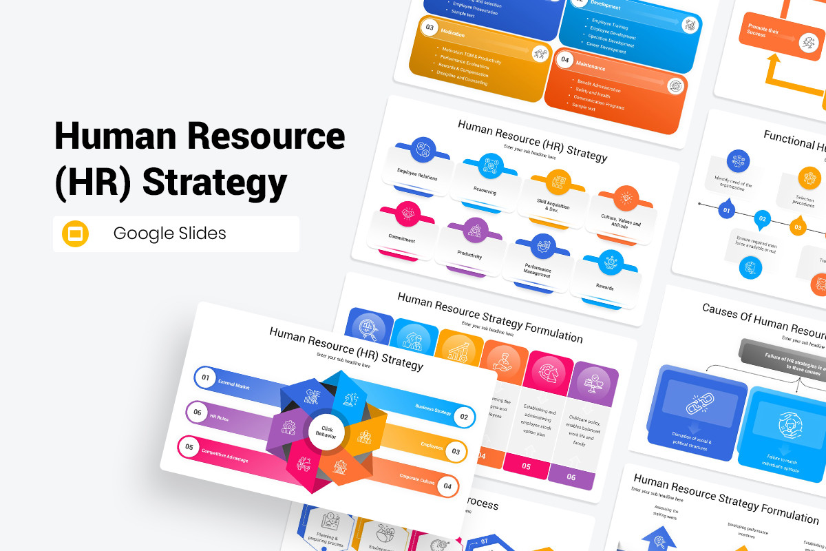 Human Resource (HR) Strategy Google Slides Template | Nulivo Market