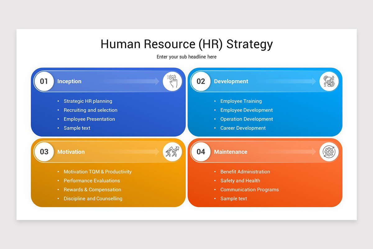 Human Resource (HR) Strategy Keynote Template | Nulivo Market