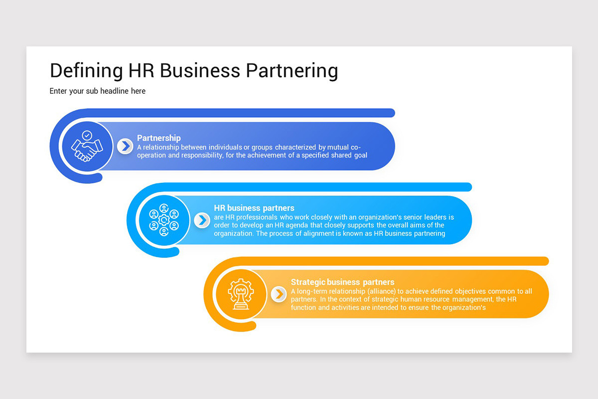 HR as Business Partner PowerPoint Template | Nulivo Market