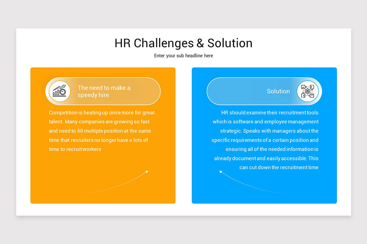HR Challenges Presentation PowerPoint Template | Nulivo Market