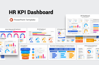 HR KPI Dashboard PowerPoint Presentation Template | Nulivo Market