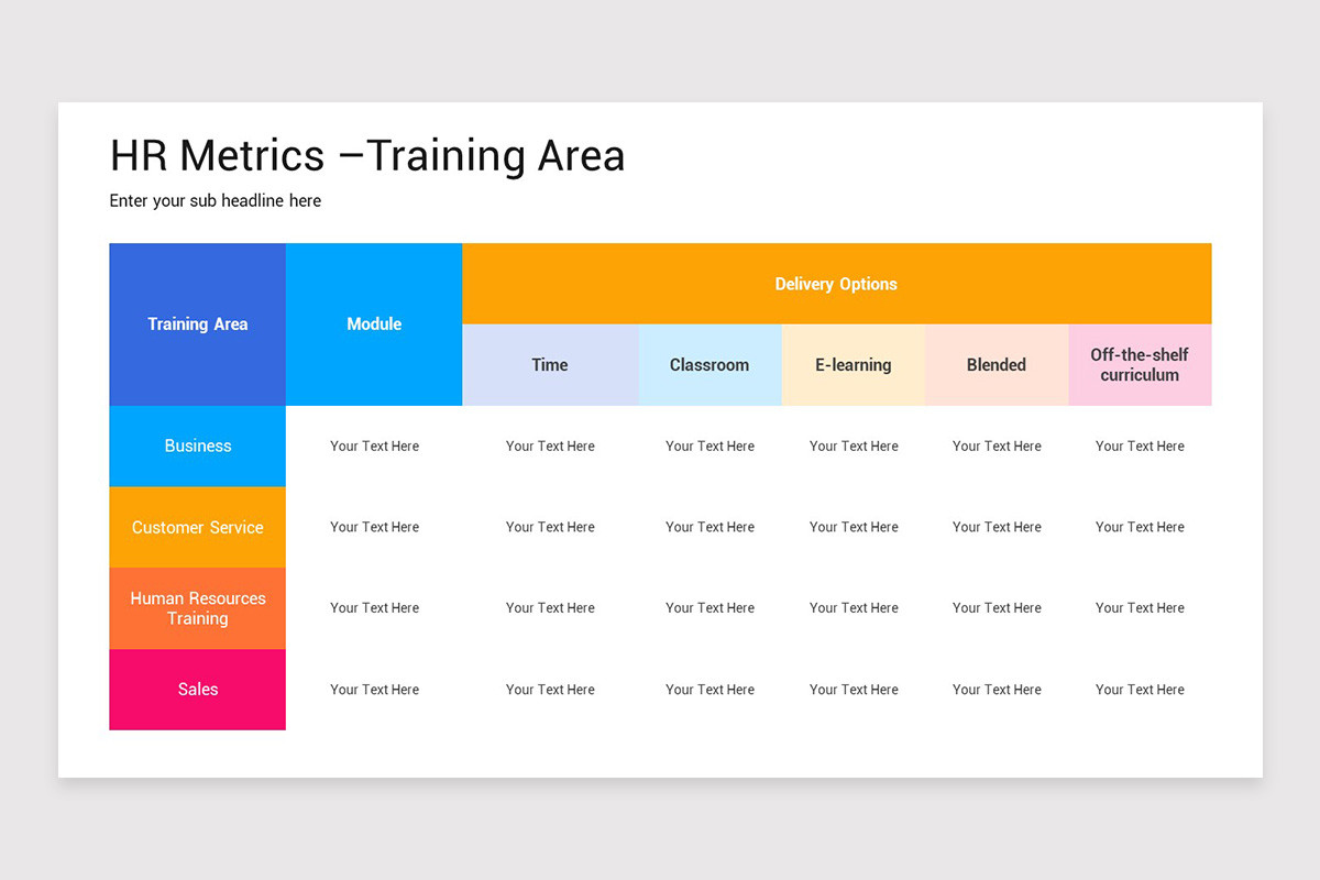 HR Metrics Keynote Presentation Template | Nulivo Market