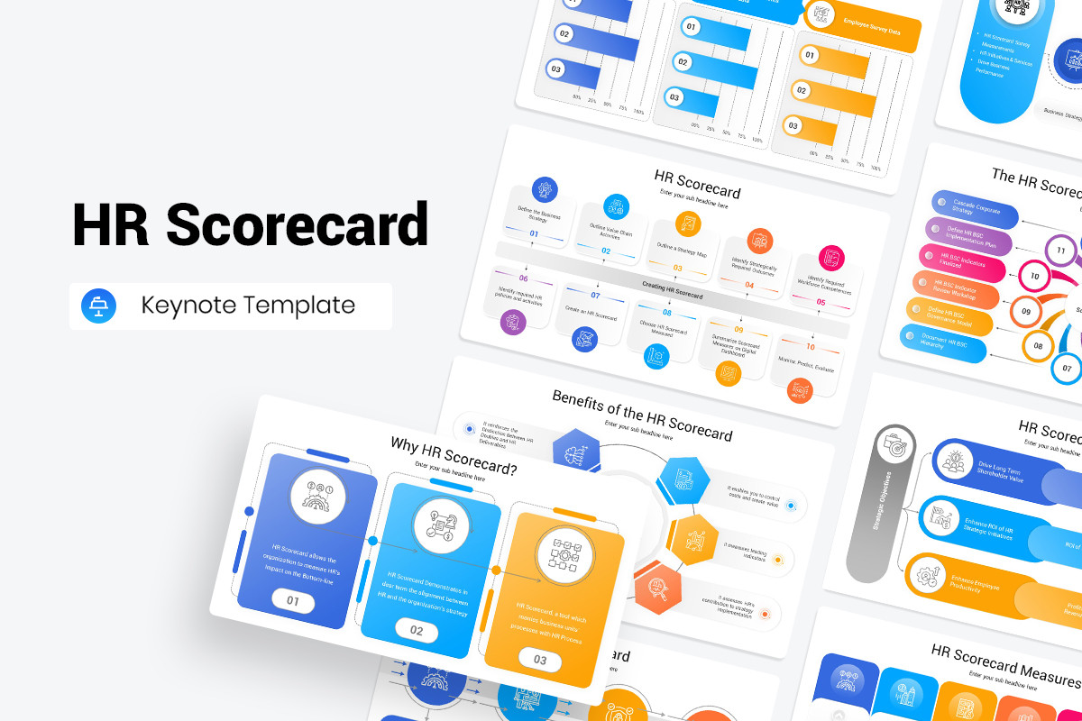HR Scorecard Presentation Keynote Template | Nulivo Market