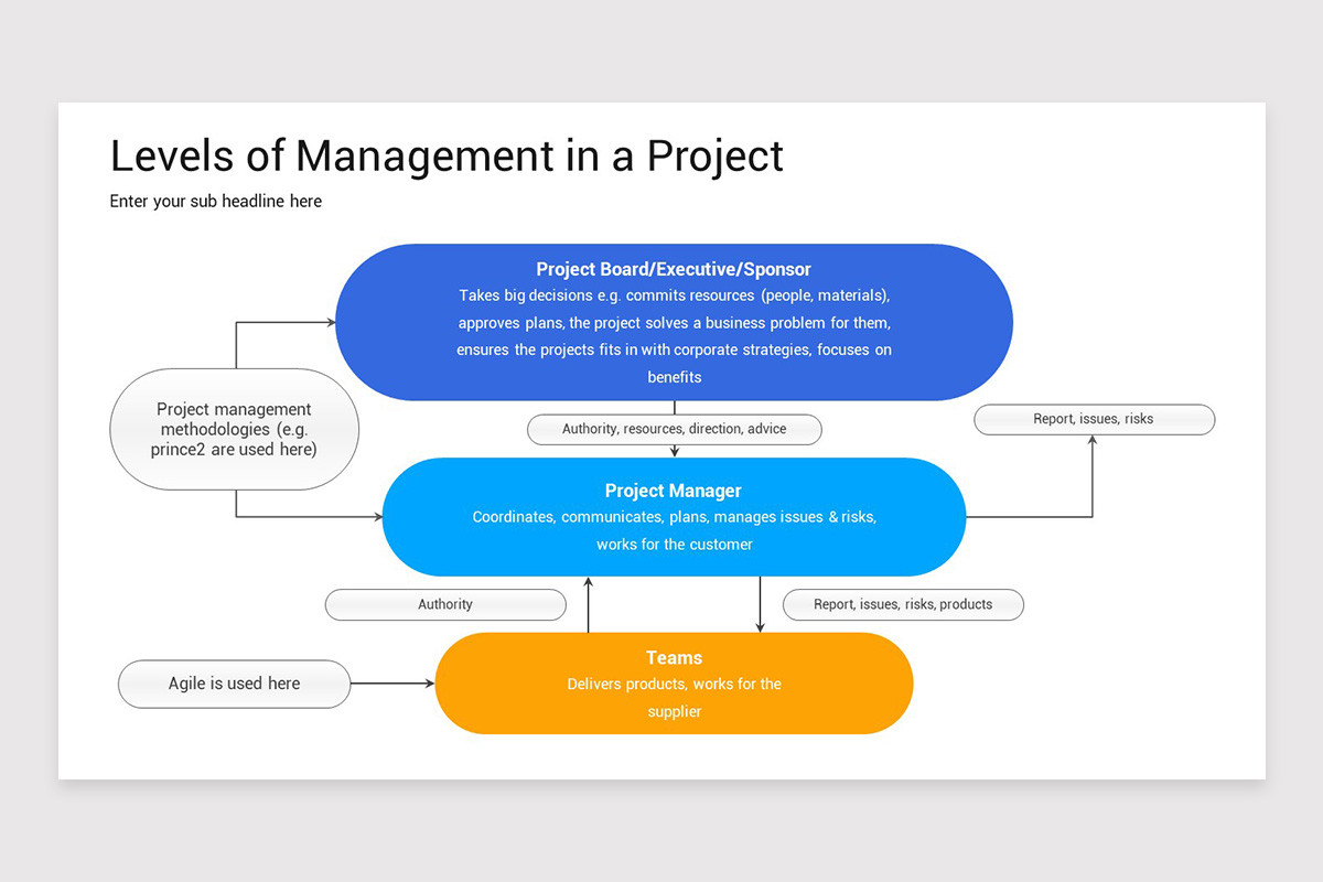 Project Management Levels Google Slides Template | Nulivo Market
