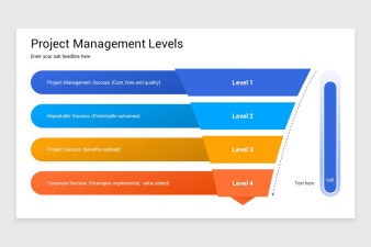 Project Management Levels Google Slides Template | Nulivo Market