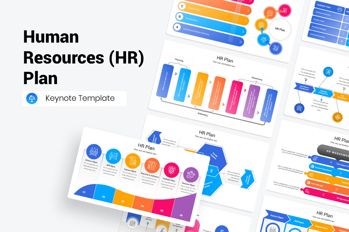 Human Resources (HR) Plan Keynote Template | Nulivo Market