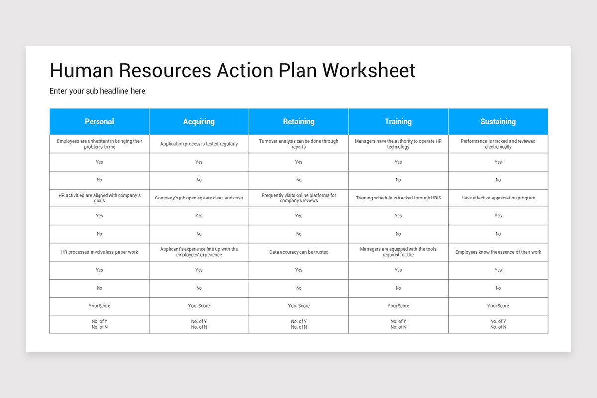 Human Resources (HR) Training Google Slides Template | Nulivo Market