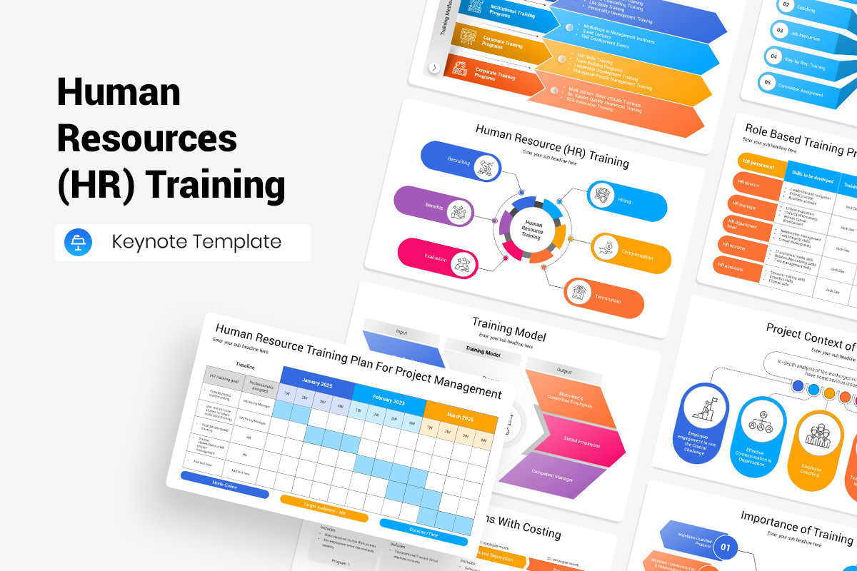 Human Resources (HR) Training Keynote Template | Nulivo Market