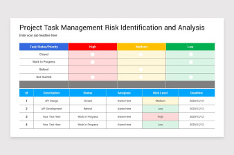 Project Identification Presentation Keynote Template | Nulivo Market