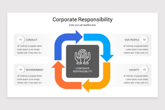 Corporate Responsibility Presentation PowerPoint Template | Nulivo Market