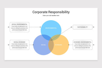 Corporate Responsibility Presentation PowerPoint Template | Nulivo Market
