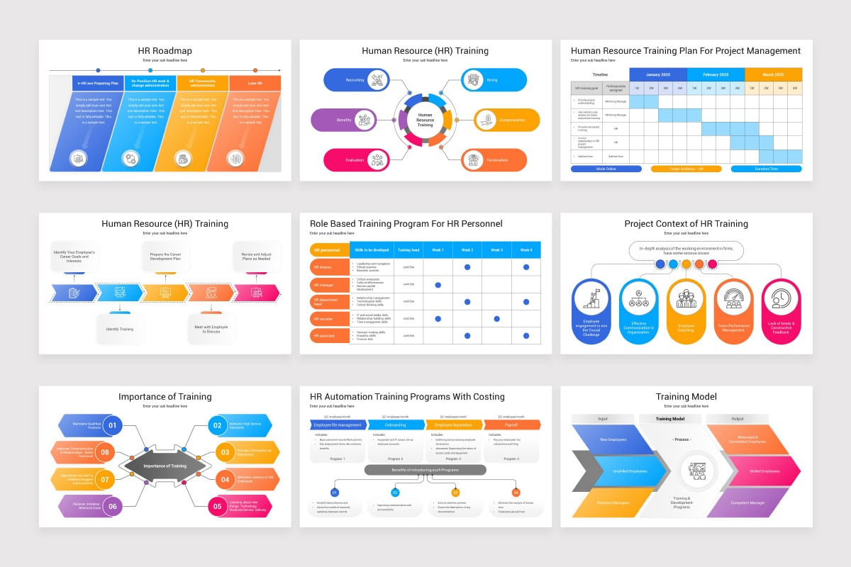 HR Management Models Presentation Google Slides Template | Nulivo Market