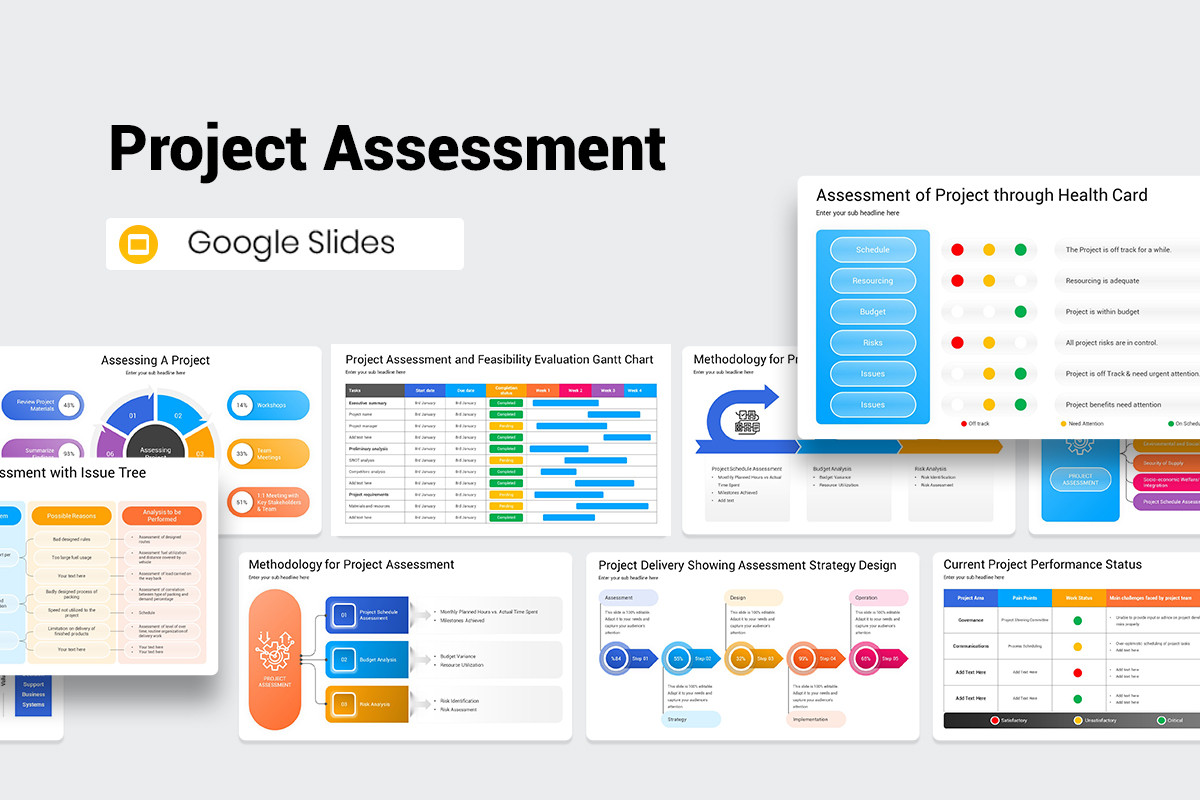 Project Assessment Presentation Google Slides Template | Nulivo Market