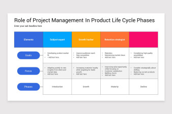 Project Manager Roles Google Slides Template | Nulivo Market