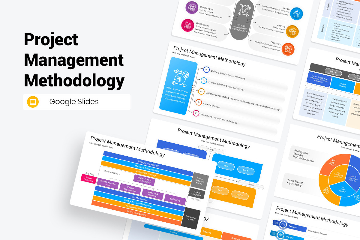Project Management Methodology Google Slides Template | Nulivo Market