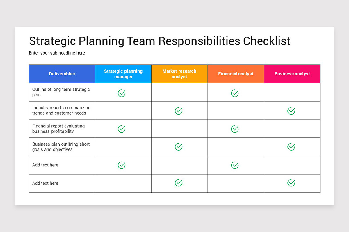 Team Roles Responsibilities PowerPoint Template | Nulivo Market