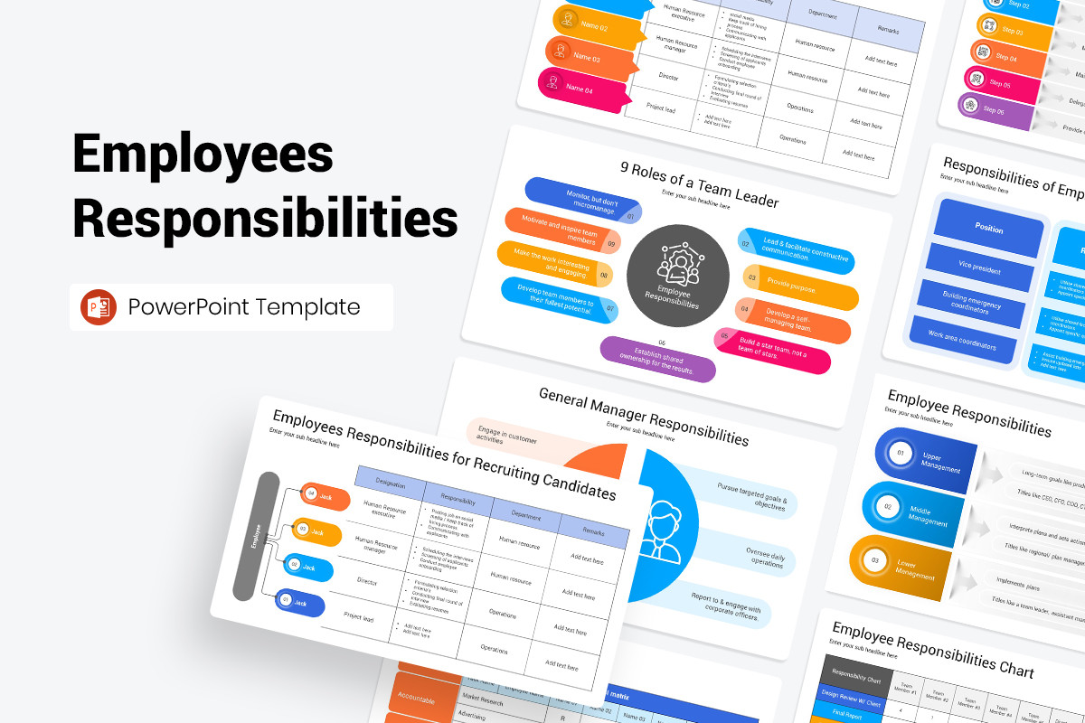 Employees Responsibilities PowerPoint Template | Nulivo Market