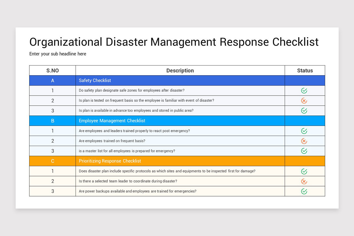 Organizational Responsibilities PowerPoint Template | Nulivo Market