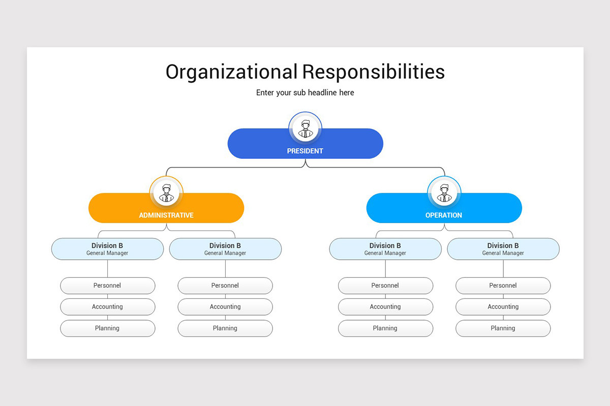 Organizational Responsibilities Keynote Template | Nulivo Market