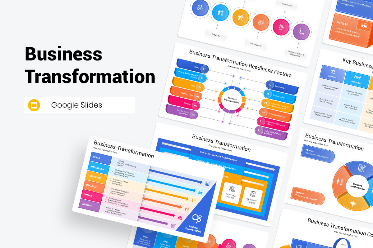 Business Transformation Google Slides Template | Nulivo Market