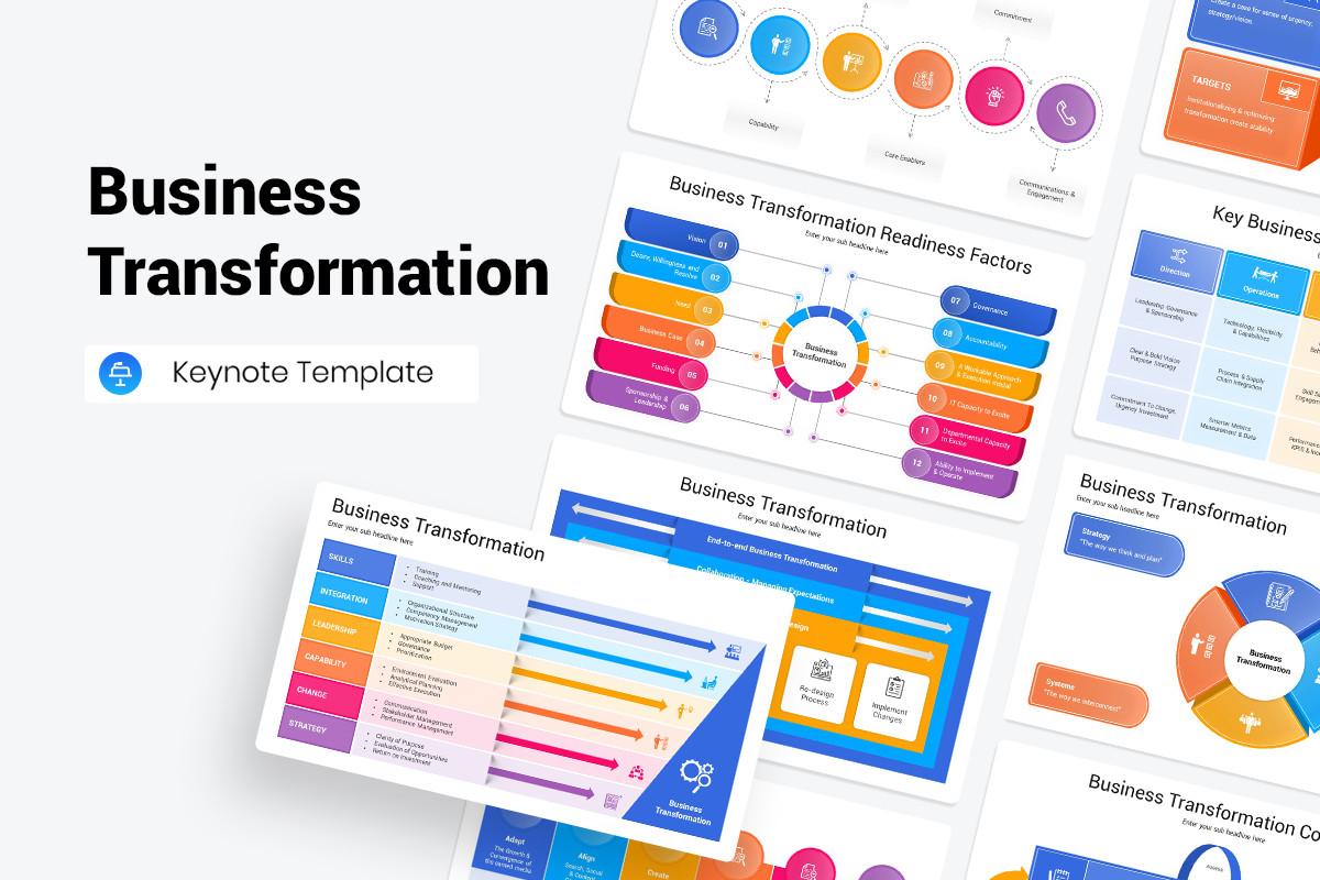 Business Transformation Keynote Template | Nulivo Market