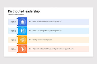 Distributive Leadership Presentation Keynote Template | Nulivo Market