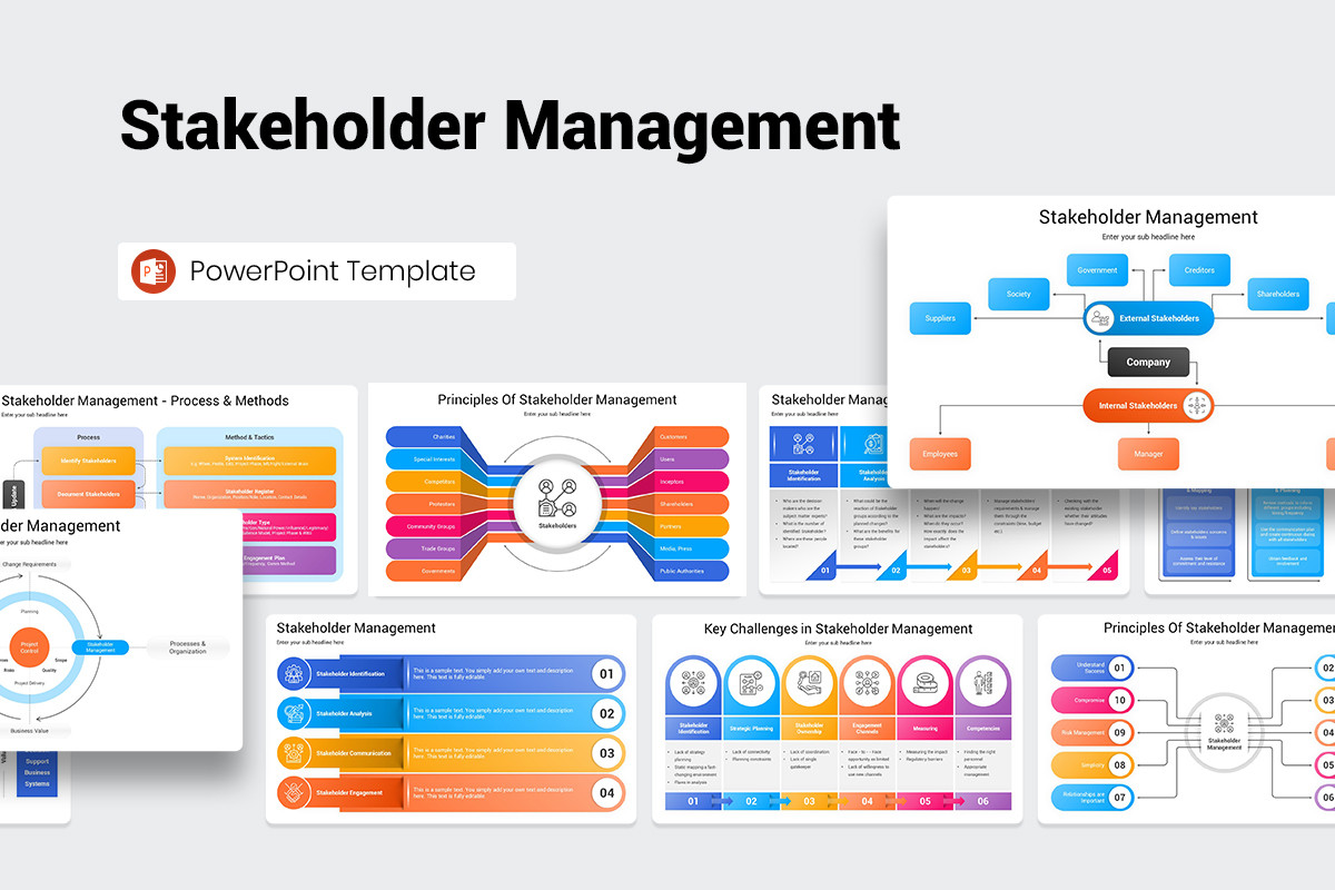 Stakeholder Management Presentation PowerPoint Template | Nulivo Market