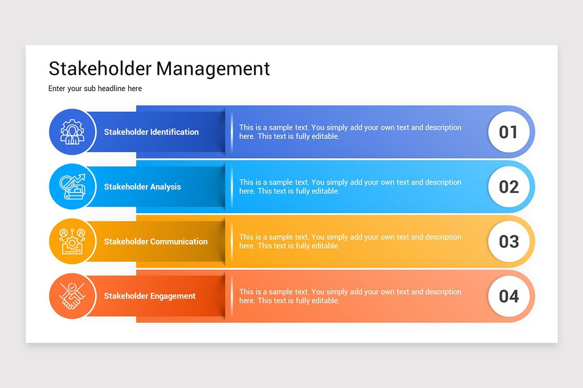 Stakeholder Management Presentation Google Slides Template | Nulivo Market