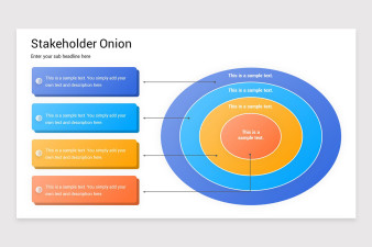 Stakeholder Onion Presentation Keynote Template | Nulivo Market
