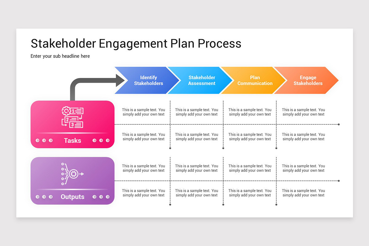 Stakeholder Wheel Presentation Keynote Template | Nulivo Market