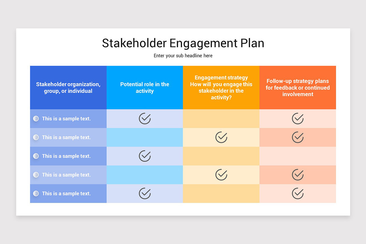 Stakeholder Wheel Presentation Keynote Template | Nulivo Market