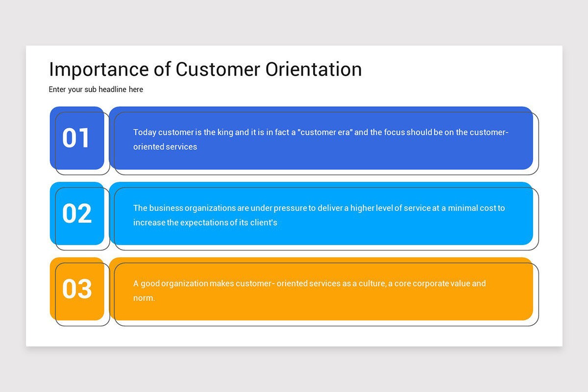 Customer Orientation Presentation Keynote Template | Nulivo Market