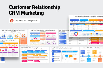 Customer Relationship CRM Marketing PowerPoint Template | Nulivo Market