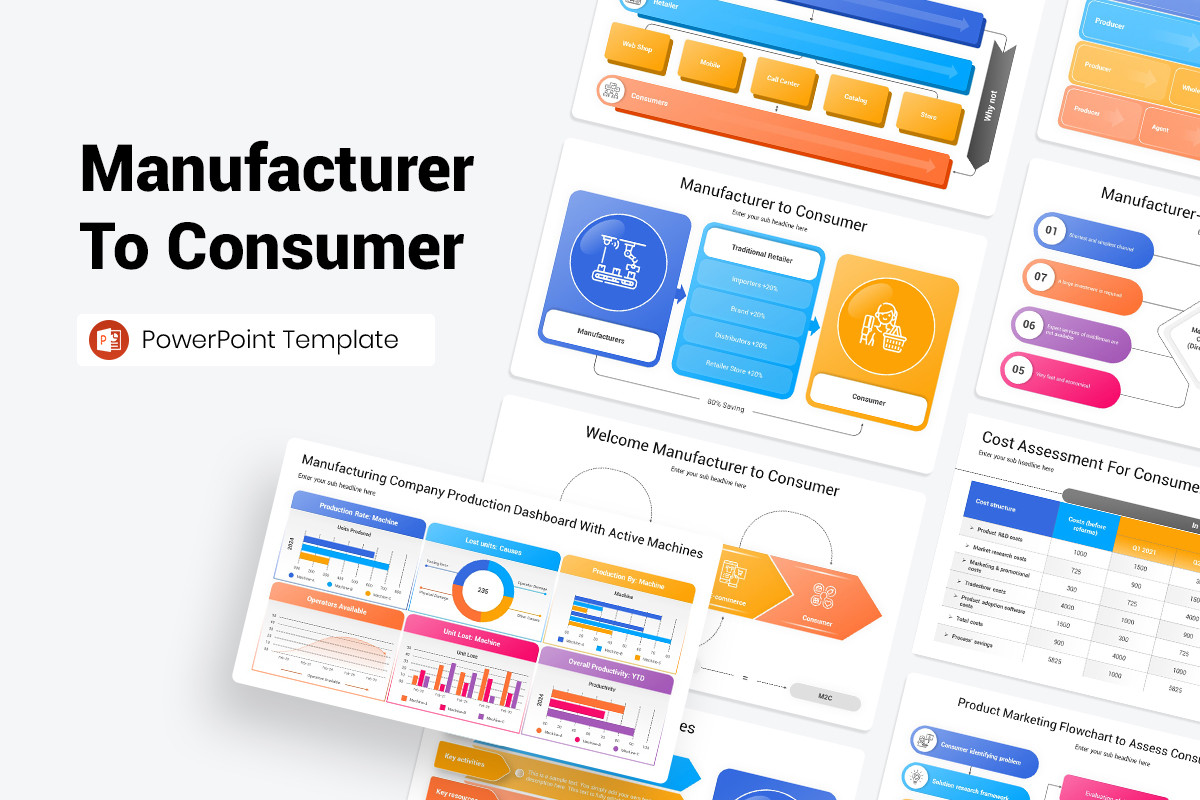 Manufacturer To Consumer PowerPoint Template | Nulivo Market