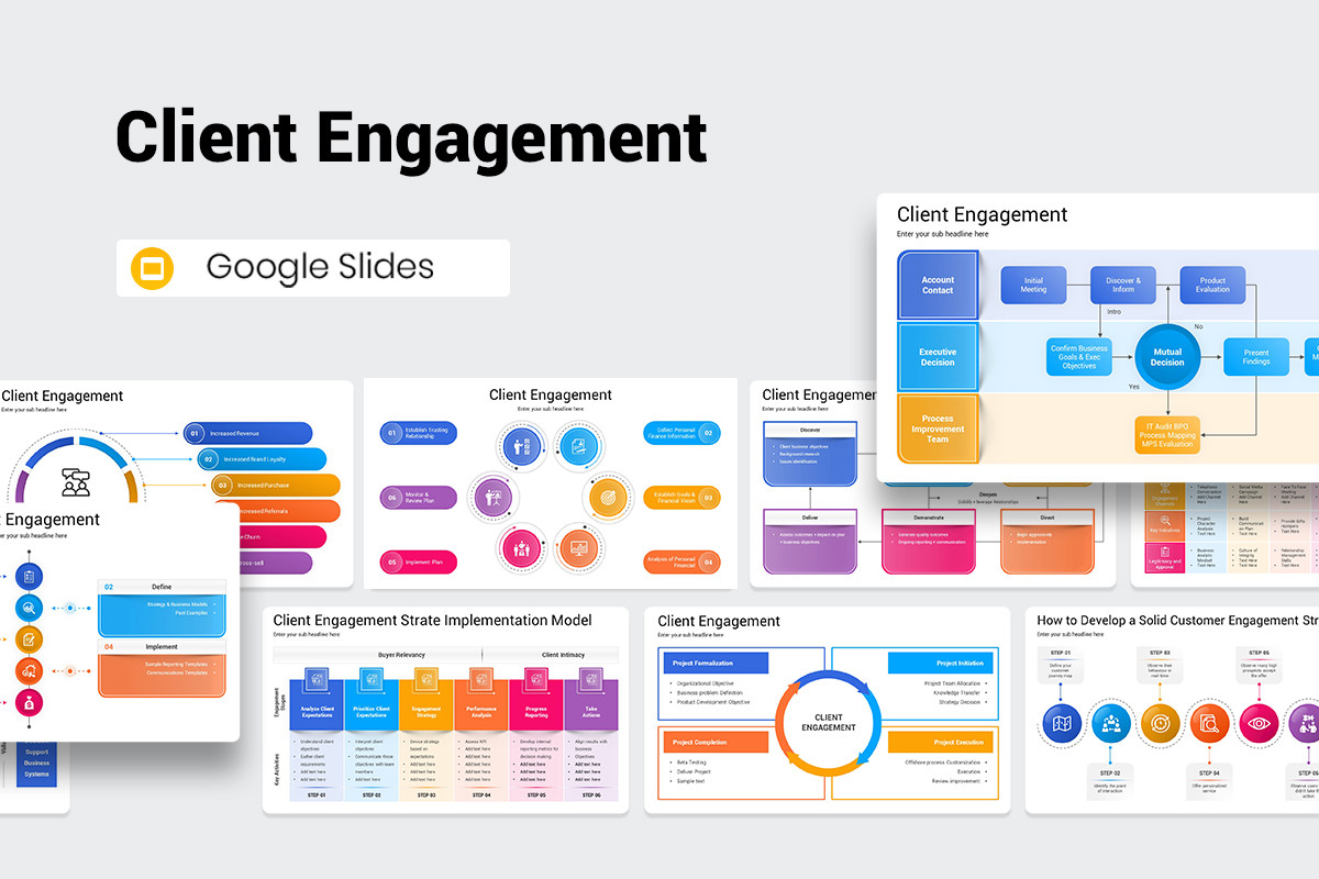 Client Engagement Google Slides Template | Nulivo Market