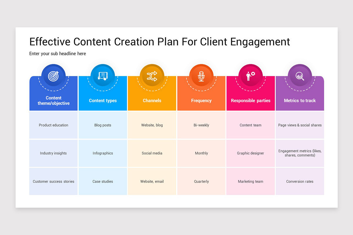 Client Engagement Google Slides Template | Nulivo Market